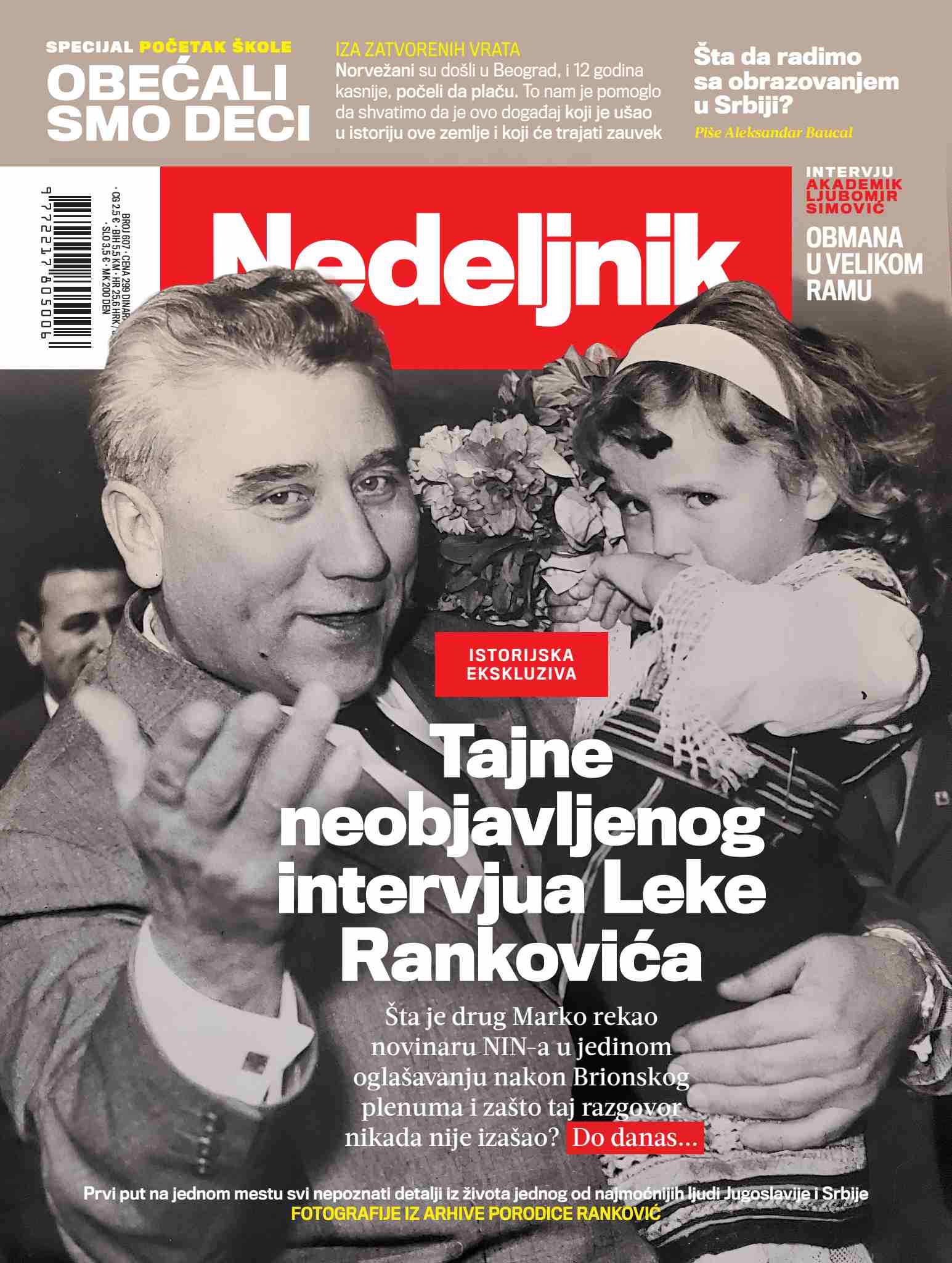 Neispričana priča o Leki Rankoviću u novom Nedeljniku: Kako je nastala ...