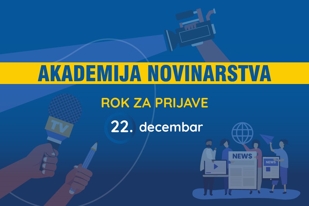 Raspisan konkurs za novi ciklus Akademije novinarstva - Nedeljnik